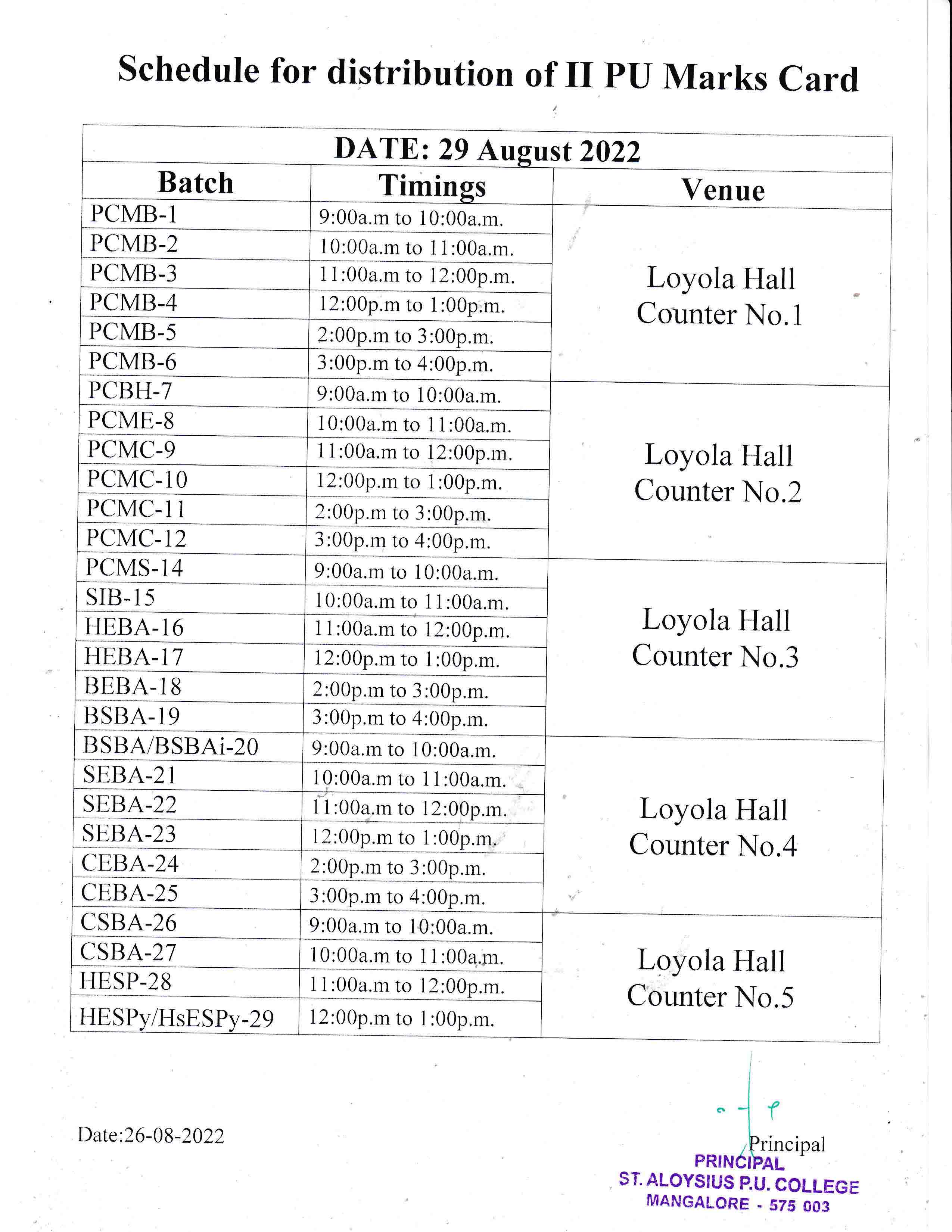 St Aloysius PU College